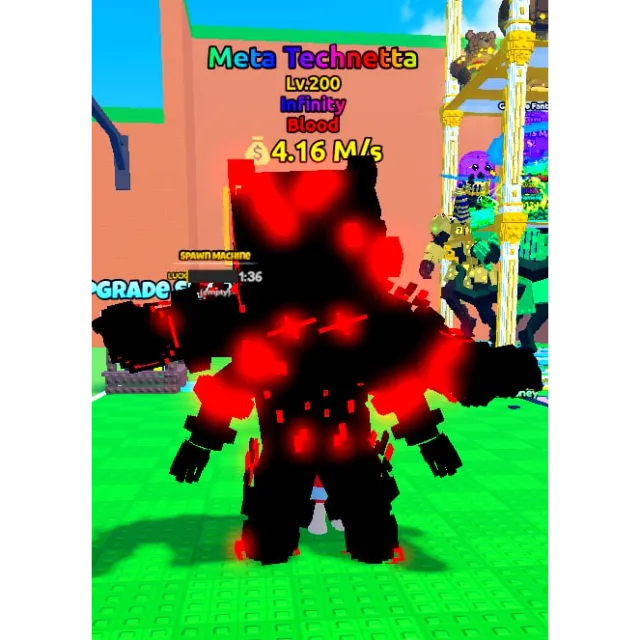 3X Blood Meta Technetta Lv. 200 I Escape Tsunami For Brainrots ...