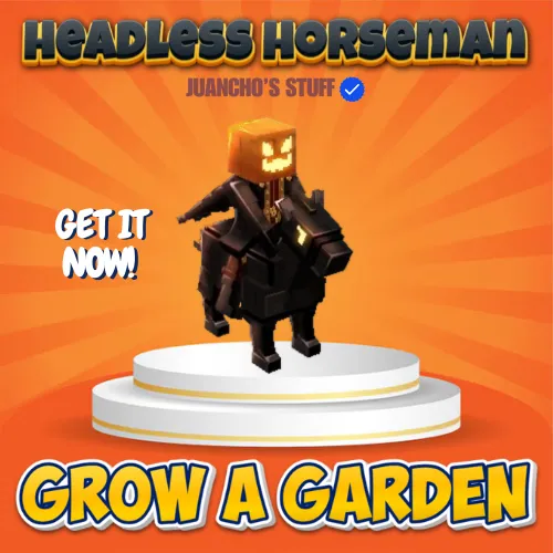 HEADLESS HORSEMAN I GROW A GARDEN - Roblox Game Item - Gameflip