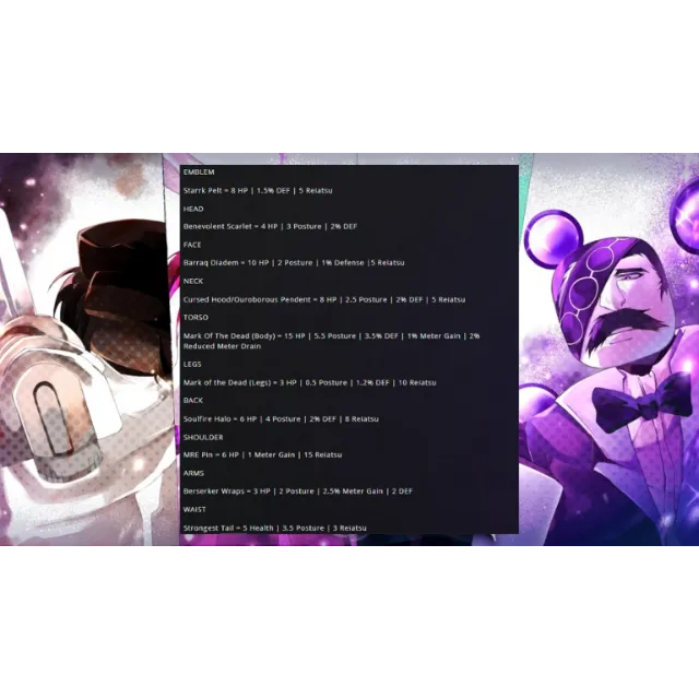 Meta Accessory Set - Type Soul - Game Item - Gameflip