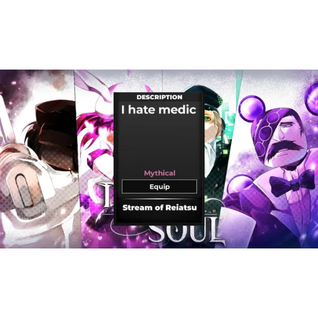 Stream Of Reiatsu - Type Soul - Game Item - Gameflip