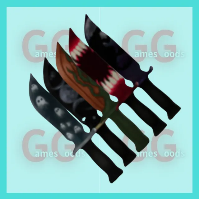MM2: Halloween Knives Set 1 - Murder Mystery 2 Game Items - Gameflip