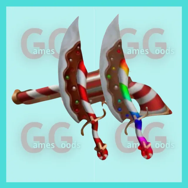 MM2: Chroma Cookiecane Set - Murder Mystery 2 Game Item - Gameflip