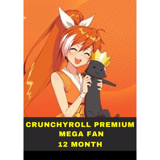 Crunchyroll Premium Mega Fan 12 Month Subscription - Other Game Item ...