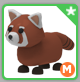 Pet | Adopt Me Mega Neon Red Panda - Game Items - Gameflip