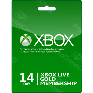 XBOX Live 14 days Gold Trial Membership - Xbox Live Gold Gift Cards ...