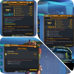 Weapon | PS4 Borderlands 3 Redistributor FIRE/CRYO SNTNL Pack! Electric ...