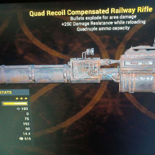 Weapon | QE250 Railway Rifle - Game Items - Gameflip