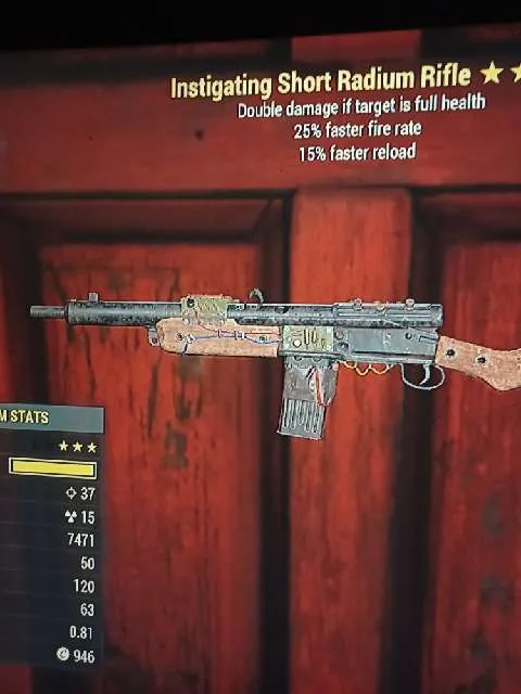 Weapon | I2515 Radium Rifle - Fallout 76 Game Item - Gameflip
