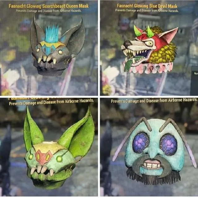 Glowing Mask Set - Fallout 76 Game Item - Gameflip