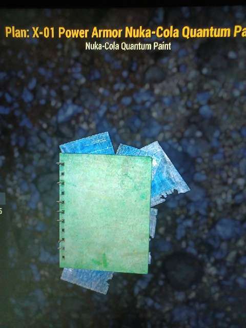 Plan | X-01 Nuka-Cola Quantum - Game Items - Gameflip