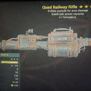 Weapon | QE1P Railway Rifle - Game Items - Gameflip