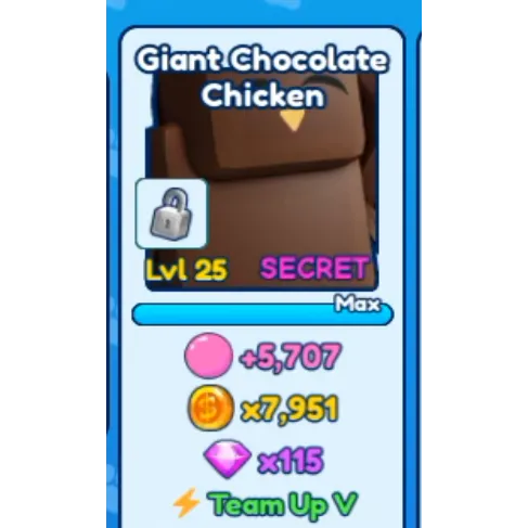 Giant Chocolate Chicken | BGSI - Bubble Gum Simulator Game Item - Gameflip