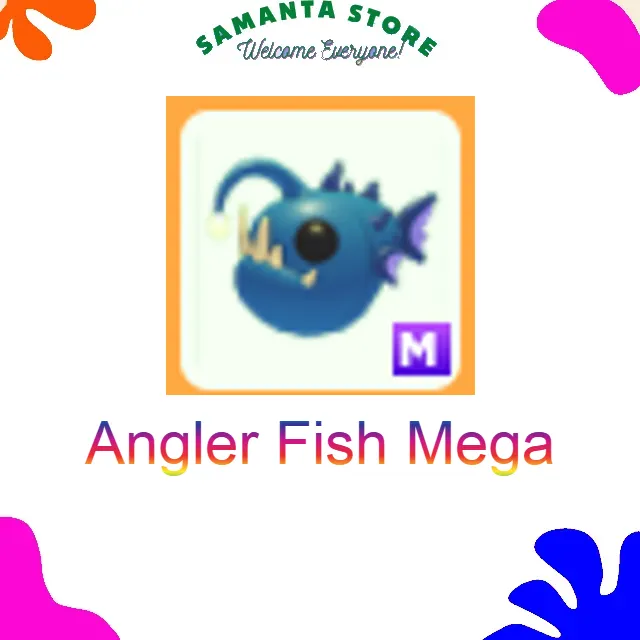 Angler Fish Mega - Adopt Me Game Items - Gameflip
