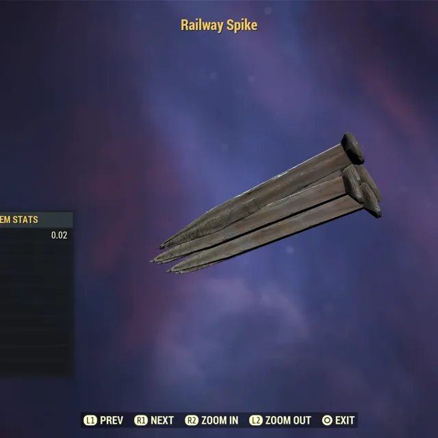 50,000 Railway Spikes - Fallout 76 Game Items - Gameflip