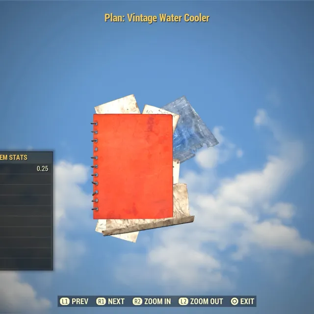 Vintage Water Cooler - Fallout 76 Game Items - Gameflip