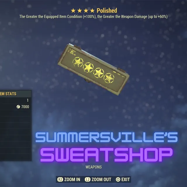 Polished Box Mod - Fallout 76 Game Items - Gameflip