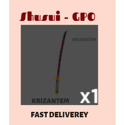 Other | Shusui - GPO - Game Items - Gameflip