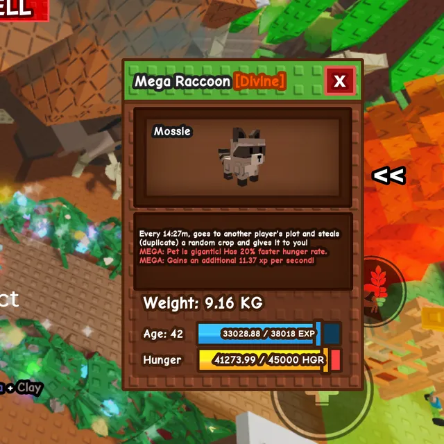 MEGA RACCOON - Grow a Garden Game Item - Gameflip