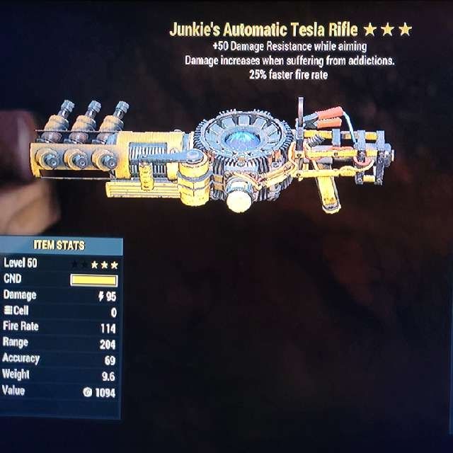 Weapon | Junkies FFR Tesla Rifle - Game Items - Gameflip