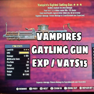 Weapon | Vampires E Gatling Gun - Game Items - Gameflip