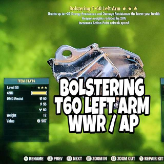 Apparel | Bolstering T60 Ap WWR LA - Game Items - Gameflip