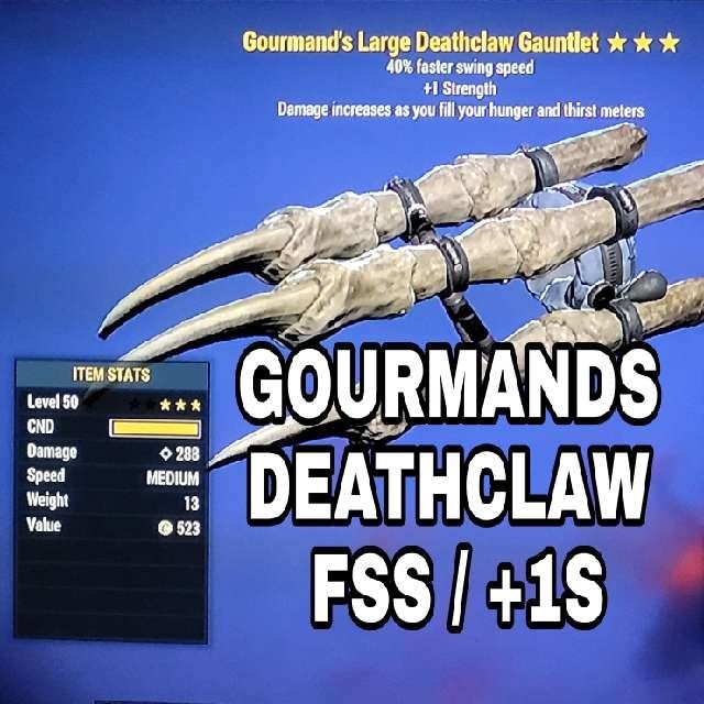 Weapon | Gourmands FSS Deathclaw - Game Items - Gameflip