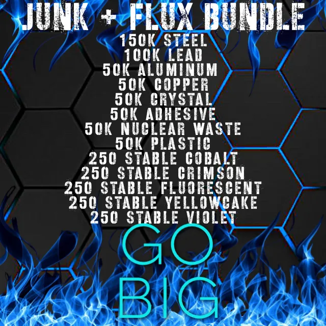 550k Junk Bundle + Flux - Fallout 76 Game Items - Gameflip