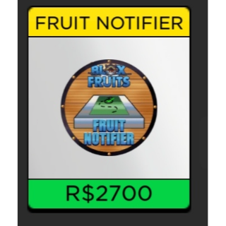 Blox Fruits Fruit Notifier - Game Items - Gameflip