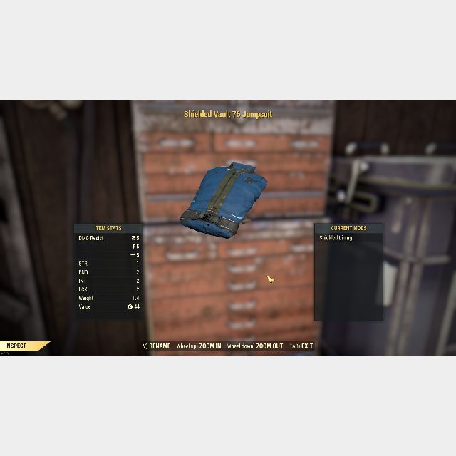 Apparel | Shielded Vault76Jumpsuit - Game Items - Gameflip