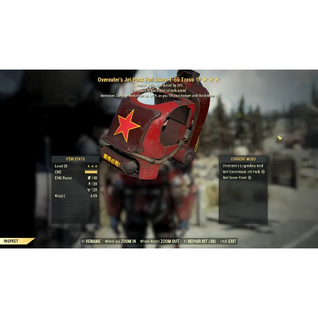 Overeaters AP wwr T65 - Fallout 76 Game Items - Gameflip