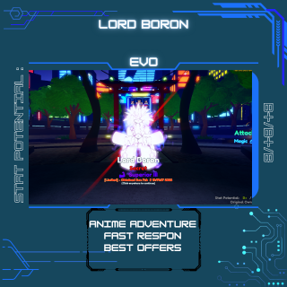 Anime Adventure| Lord Boron - Game Items - Gameflip