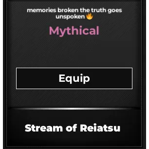 Murasama Stream / Stream Of Reiatsu Type Soul - Roblox Game Items ...