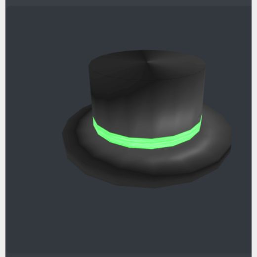 Limited | Green banded top hat - Game Items - Gameflip