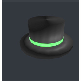 Limited | Green banded top hat - Game Items - Gameflip