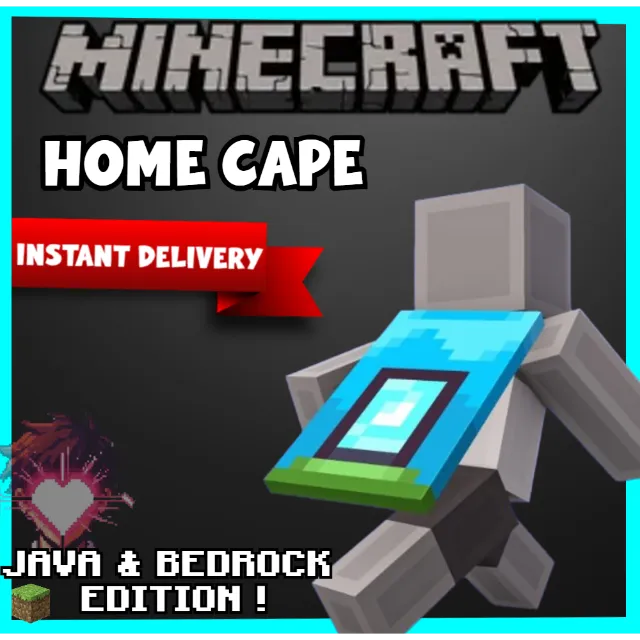 Minecraft - Home Cape | Java & Bedrock Edition - Other Game Item - Gameflip