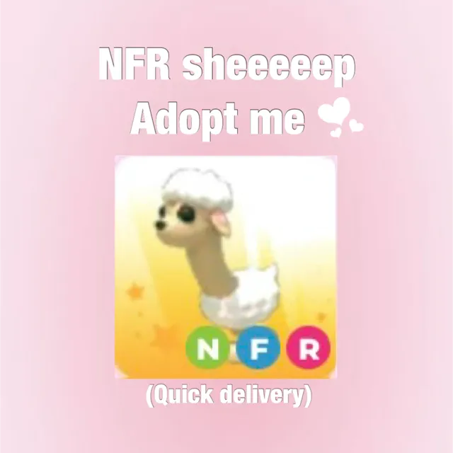 NFR Sheeeeep |Adopt me - Roblox Game Item - Gameflip