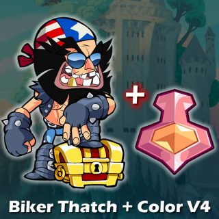 Biker Thatch + Color v4 - Brawlhalla - Game Items - Gameflip