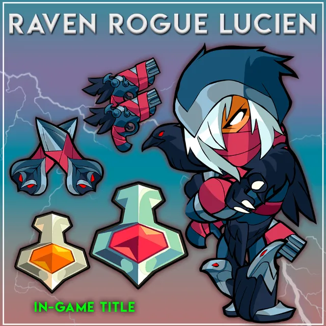 Brawlhalla Raven Rogue Lucien - Brawlhalla Game Item - Gameflip