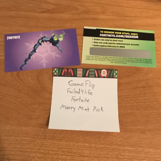 Code | [ALL REGIONS] Fortnite Merry Mint Pickaxe - Game Items - Gameflip