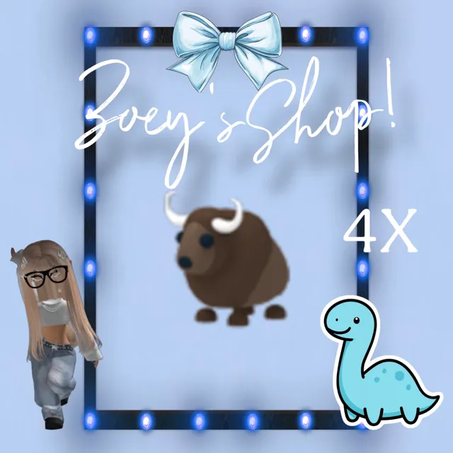 ADOPT ME BUFFALO 4X! - Game Item - Gameflip