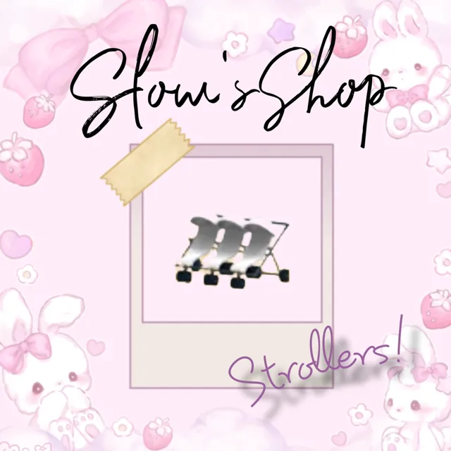 Adopt Me Triple Stroller - Game Item - Gameflip