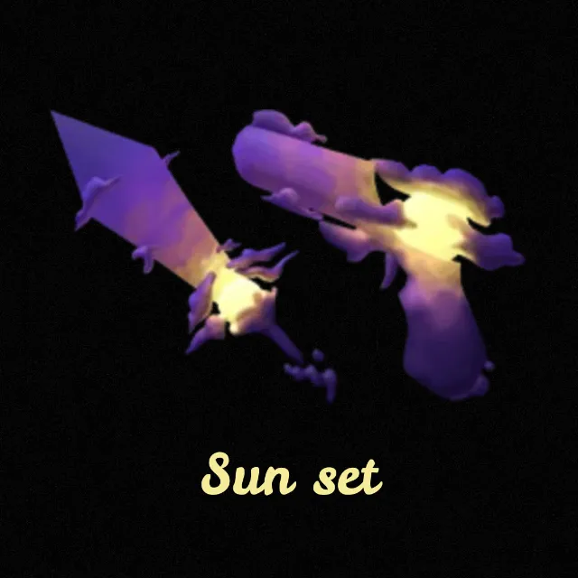 MM2: Sun set (sunrise + sunset) - Murder Mystery 2 Game Item - Gameflip