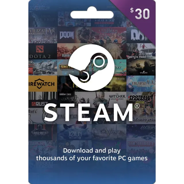 $30 Steam Gift Card USD *INSTANT* - Steam Gift Card - Gameflip