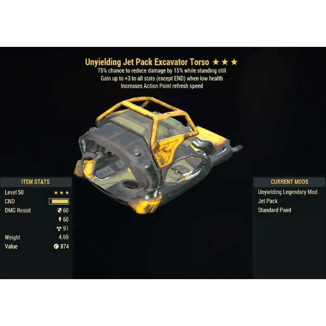 [PC] Unyielding Sentinel Excavator Power Armor Set (5/5 AP refresh ...
