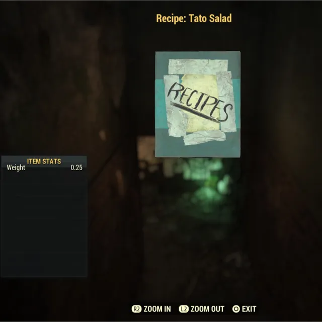Tato Salad - Fallout 76 Game Item - Gameflip