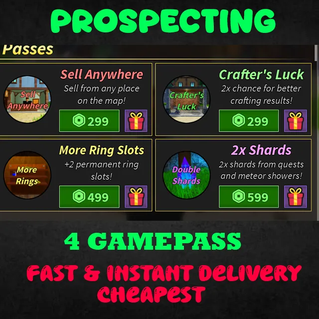 Prospecting - Game Item - Gameflip