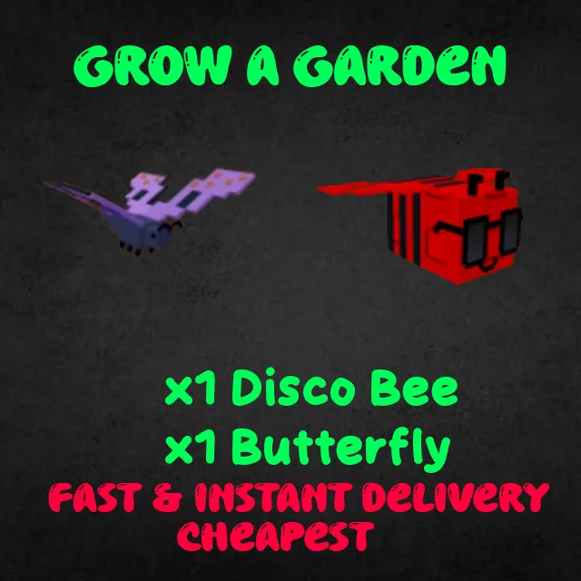 Disco Bee Grow A garden - Game Item - Gameflip
