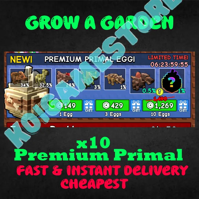 PREMIUM PRIMAL EGG - Game Item - Gameflip
