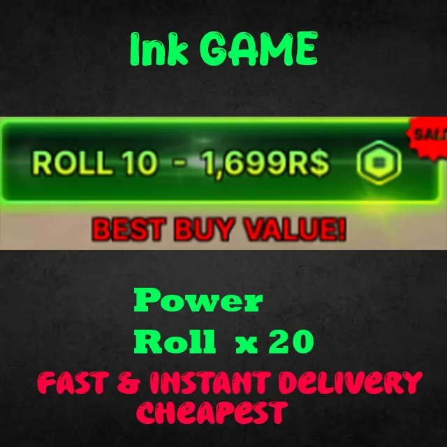 INK GAME - Game Item - Gameflip