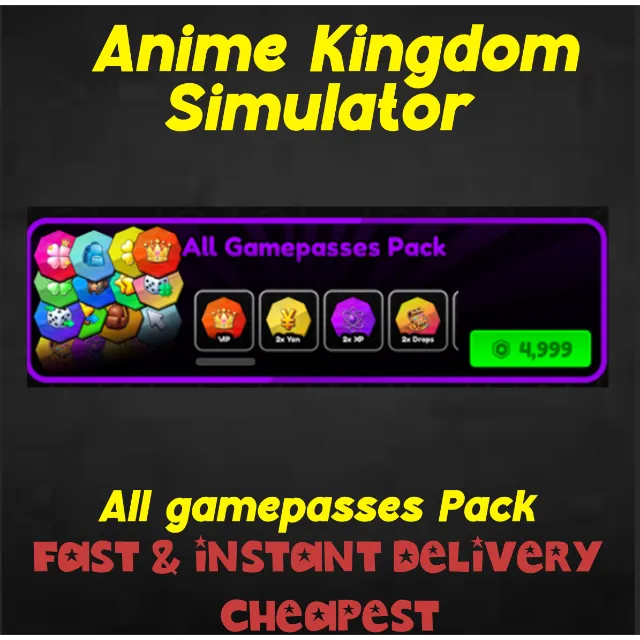 Anime Kingdom Simulator - Other Game Item - Gameflip